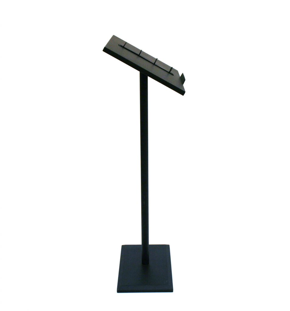 Black Lectern for Hire - Public Speaking & Display - BE Event Hire
