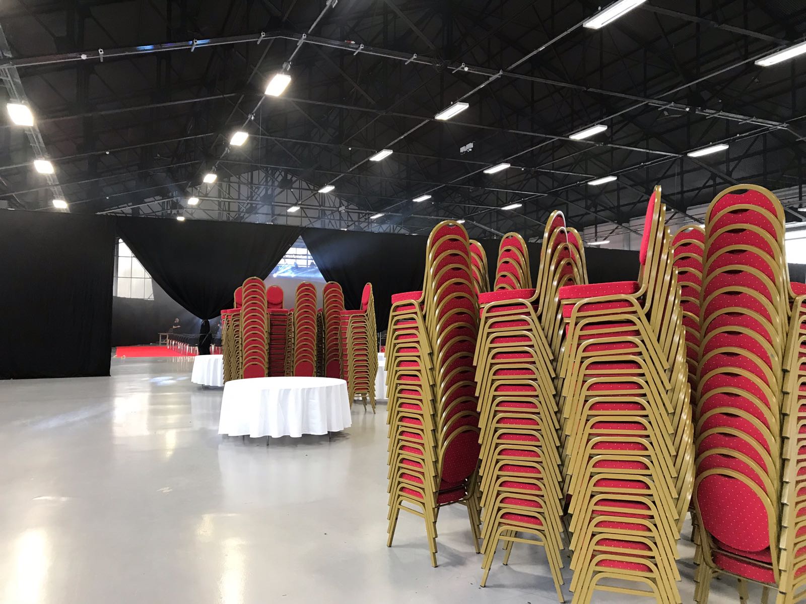 Red Banqueting Chair Hire - Weddings, Events - BE Event Hire