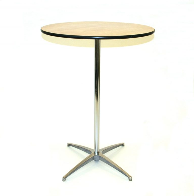 Adjustable Height (Poseur) High Table Hire - BE Event Hire