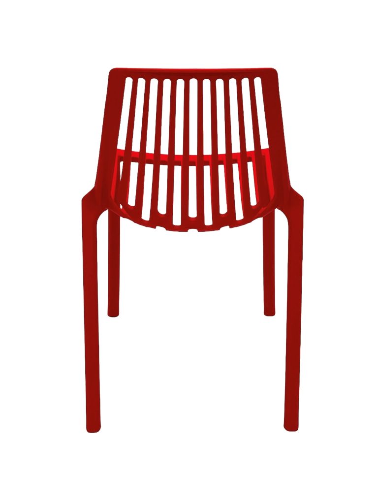 Red Plastic Stacking Chair Hire -Events Exhibitions - BE Event Hire
