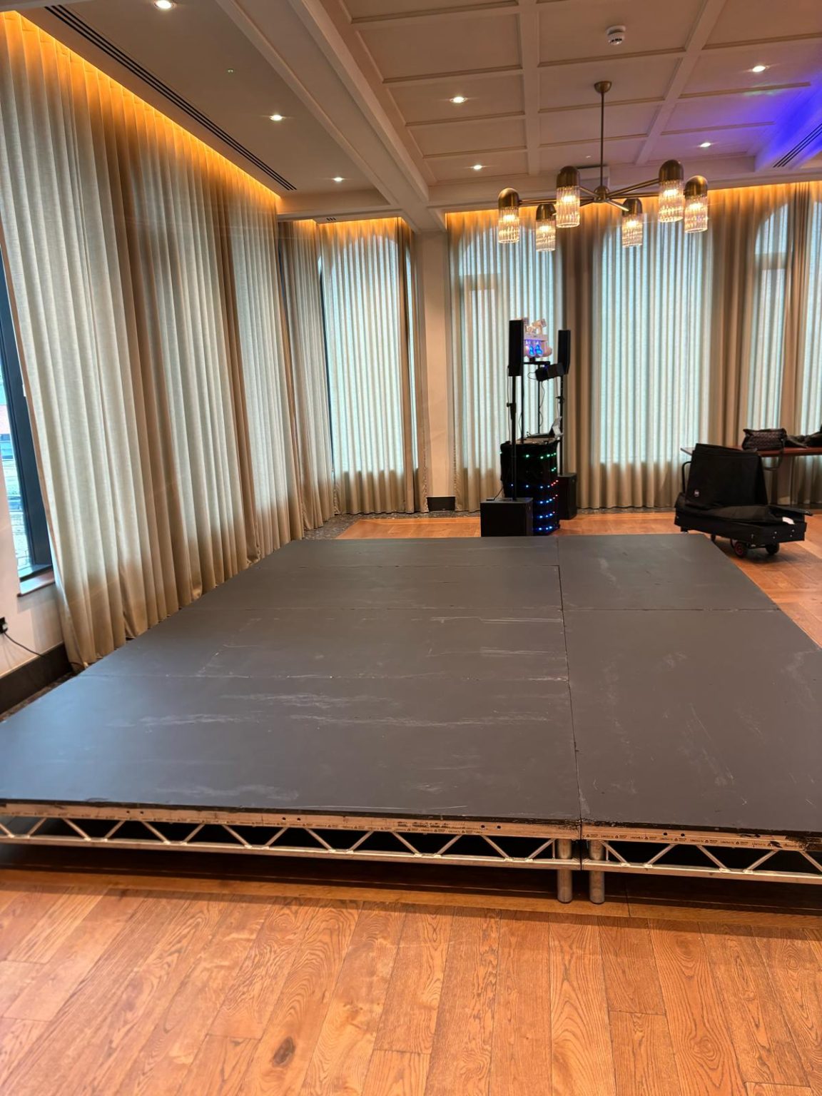 AluDeck Stage Block for Hire - 8′ x 4′ Stage Block - BE Event Hire