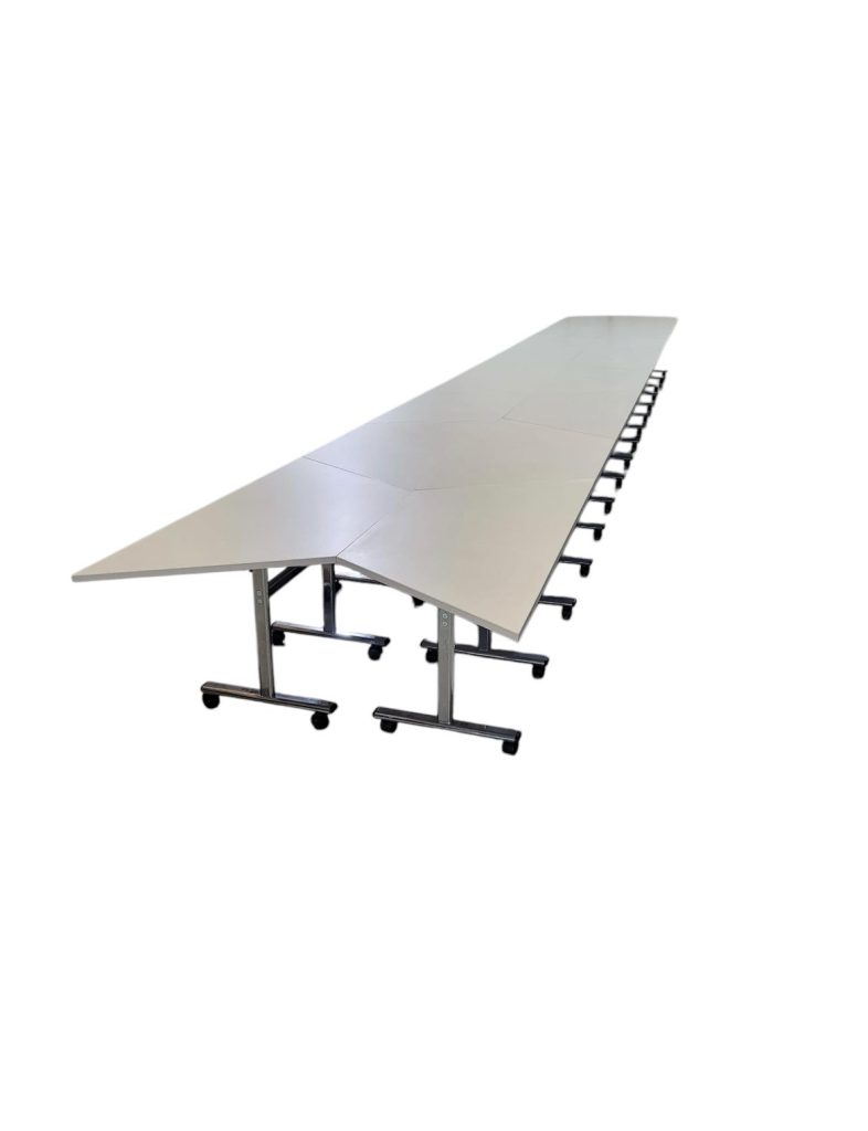 White Modular Tables, Boardroom Tables For Hire - BE Event Hire