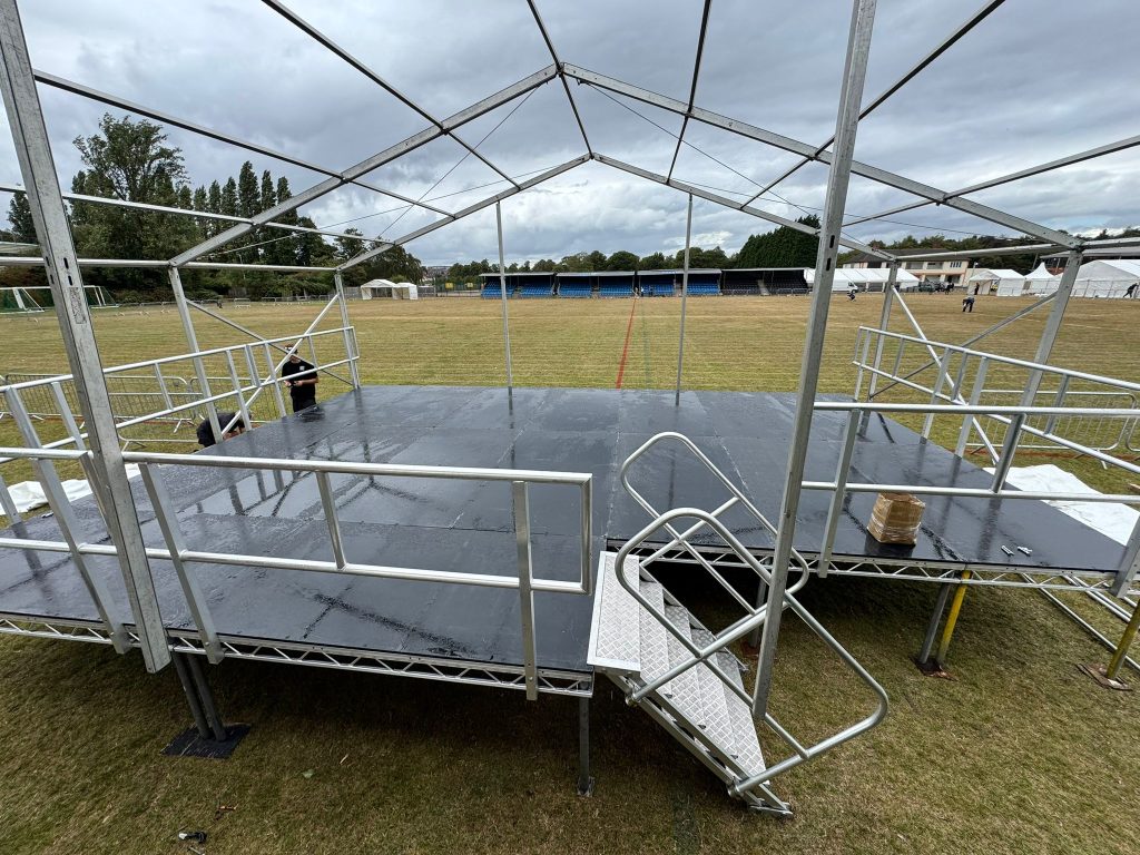 Steeldeck Stage Block for Hire - 8′ x 4′ - BE Event Hire